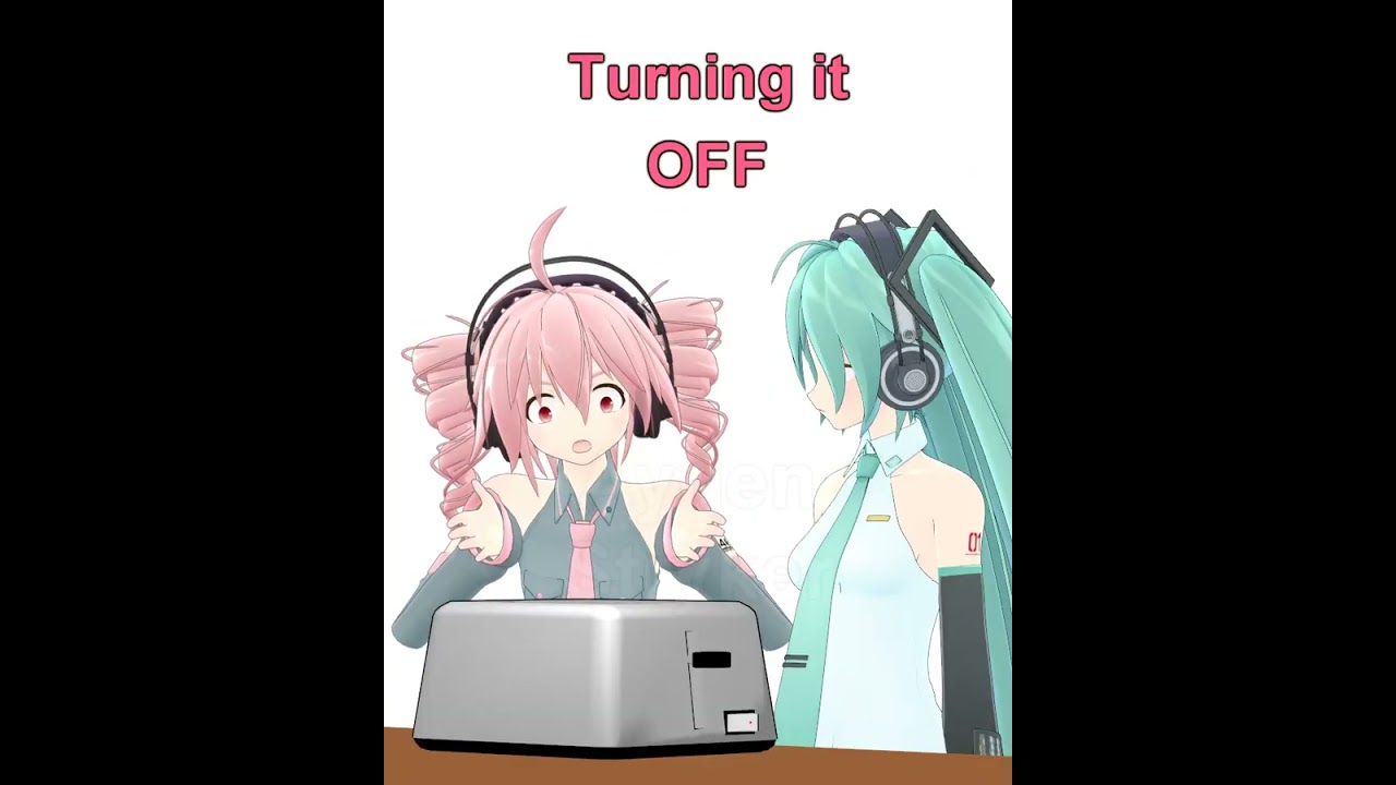 [MMD Talkloid] The broken toaster #talkloid #vocaloid