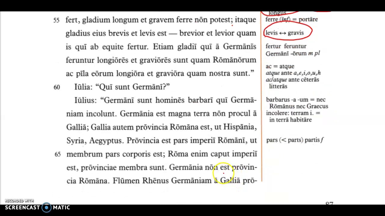 Capitulum XII. Miles romanus. Lectio secunda