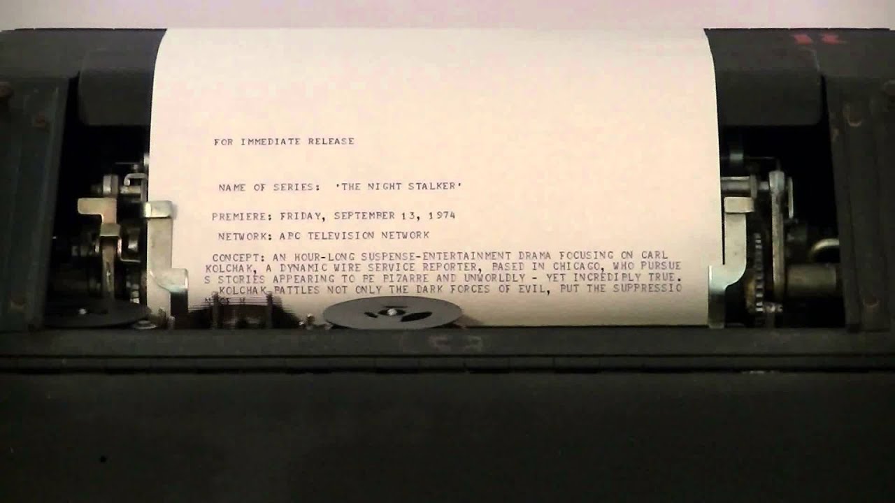 Model 15 Teletype machine - Kolchak The Night Stalker TV series - INS news office