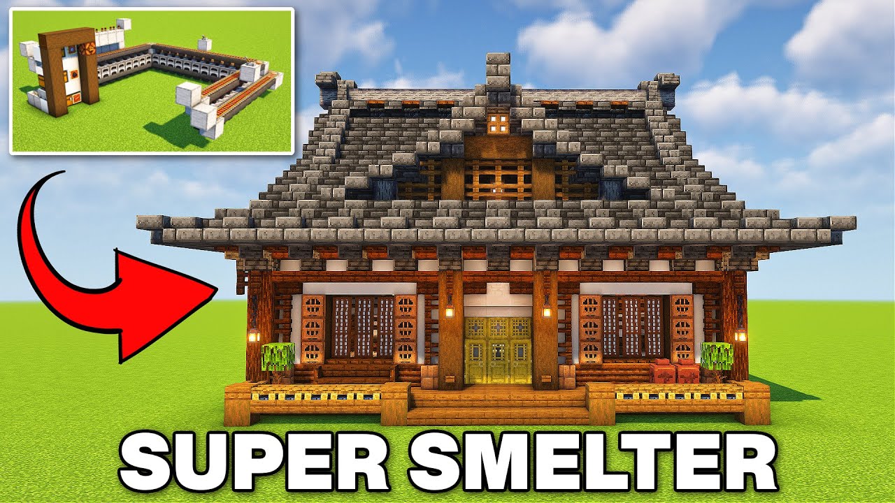 SMART Super Smelter | Minecraft Tutorial - Minecraft Builders