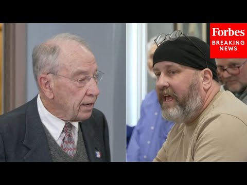 Veteran Grills Chuck Grassley About President Trump: 'Some Of Things He's Doing Are illegal'
