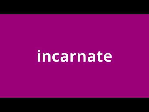 what is the meaning of incarnate.