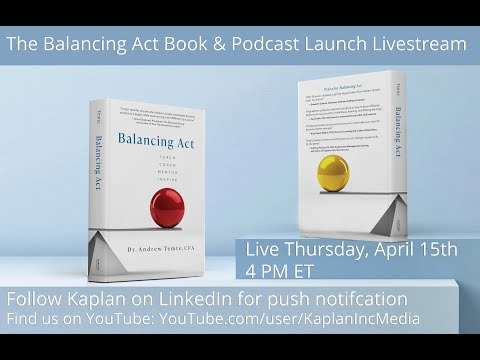 The Balancing Act Book & Podcast Launch Livestream