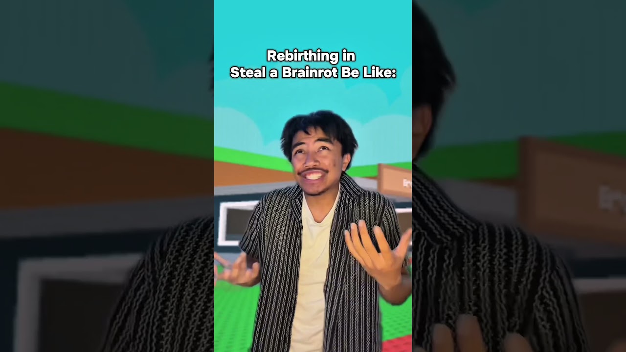 Rebirthing in Steal a Brainrot Be Like fr #shorts #viral