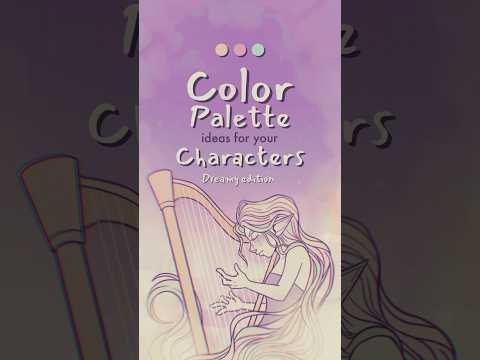 color palette ideas for your characters! dreamy edition 🔮🌈 #originalcharacter #oc #art #ocs