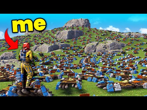Destroying a Pay-to-win Rust Server with 5,000 Rafts ☠️