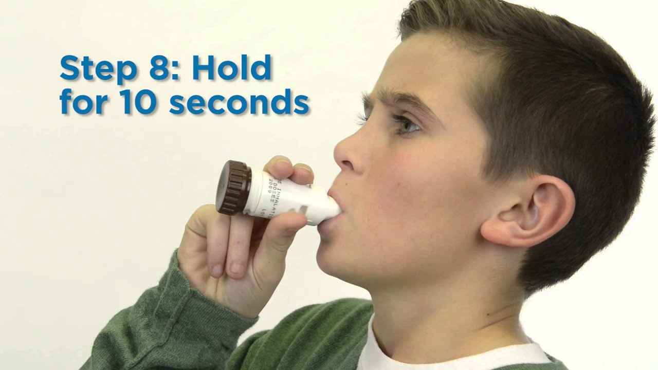 How to use a flexhaler inhaler