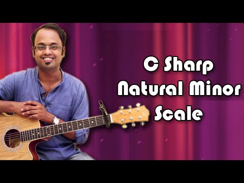 How To Play - C Sharp Natural Minor Scale - Guitar Lesson For Beginners
