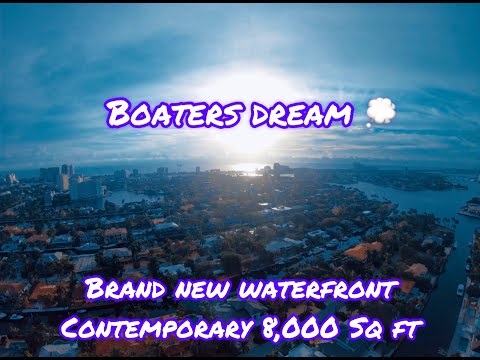 Boaters Dream BRAND NEW CONTEMPORARY HOME 8,000 SQ FT 115' of DOCKAGE
