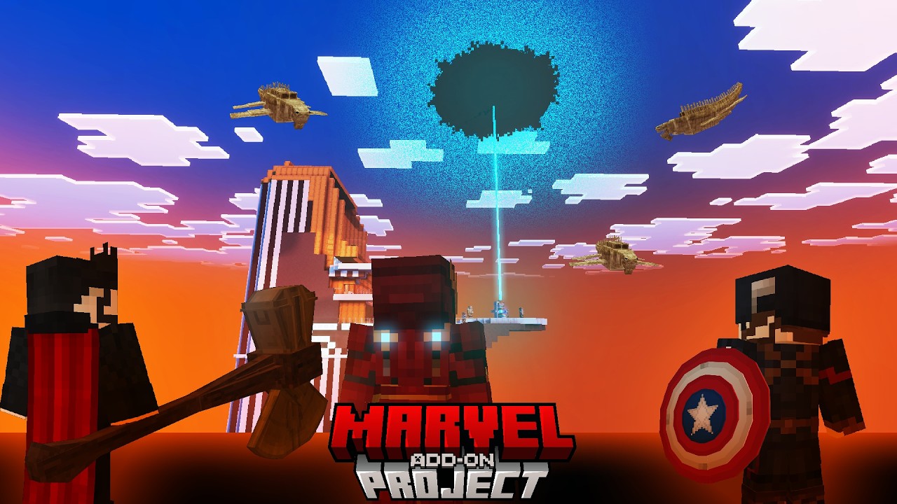 Marvel Project: Infinity War Teaser - Minecraft Bedrock (ADDON)