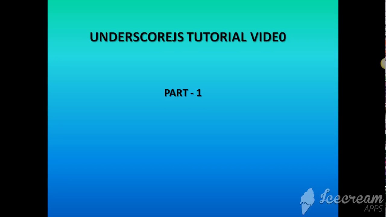 Underscore Js Introduction - Part 1