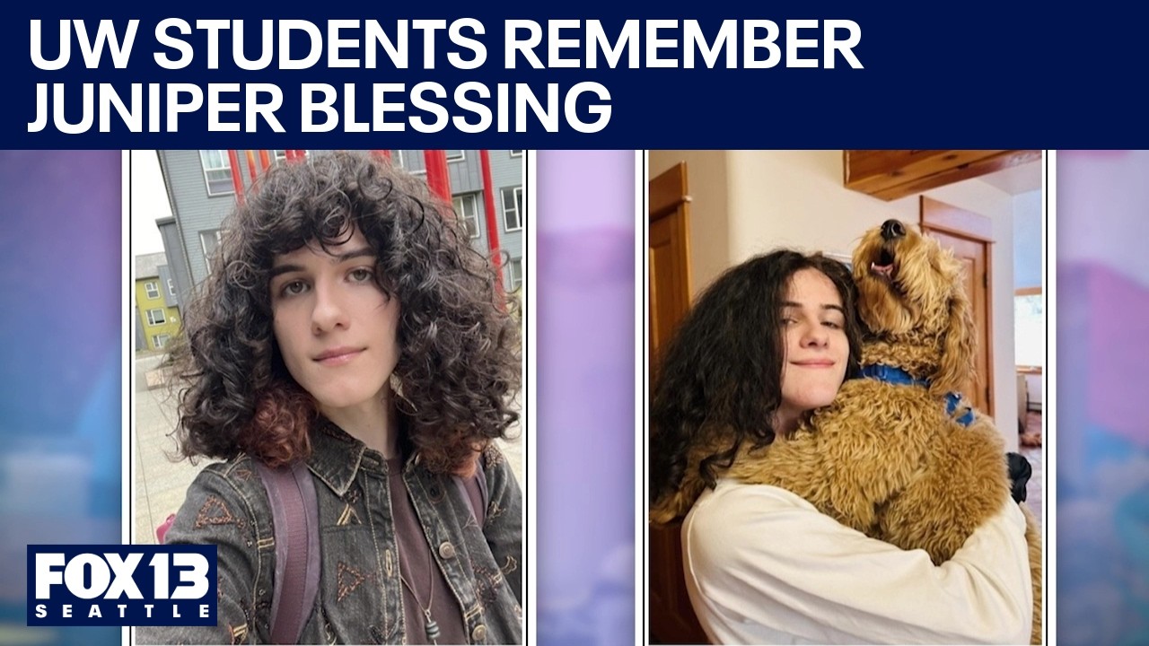 UW students honor Juniper Blessing, 19-year-old stabbed to death | FOX 13 Seattle