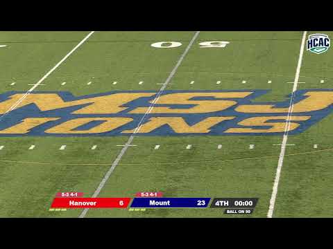 MSJ Football vs. Hanover College