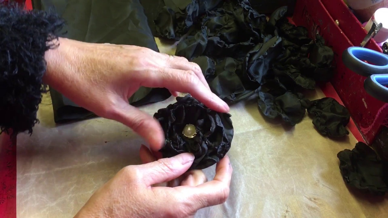 How to make singed flowers - tutorial