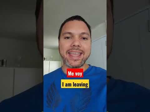 🤔How to say "I am leaving"👋 in Spanish