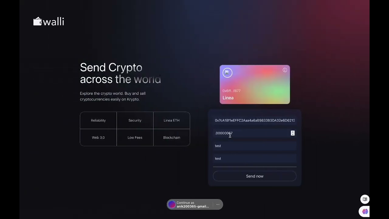 Walli | Demo Video | Linea Dev cook-off | HackQuest | 2024