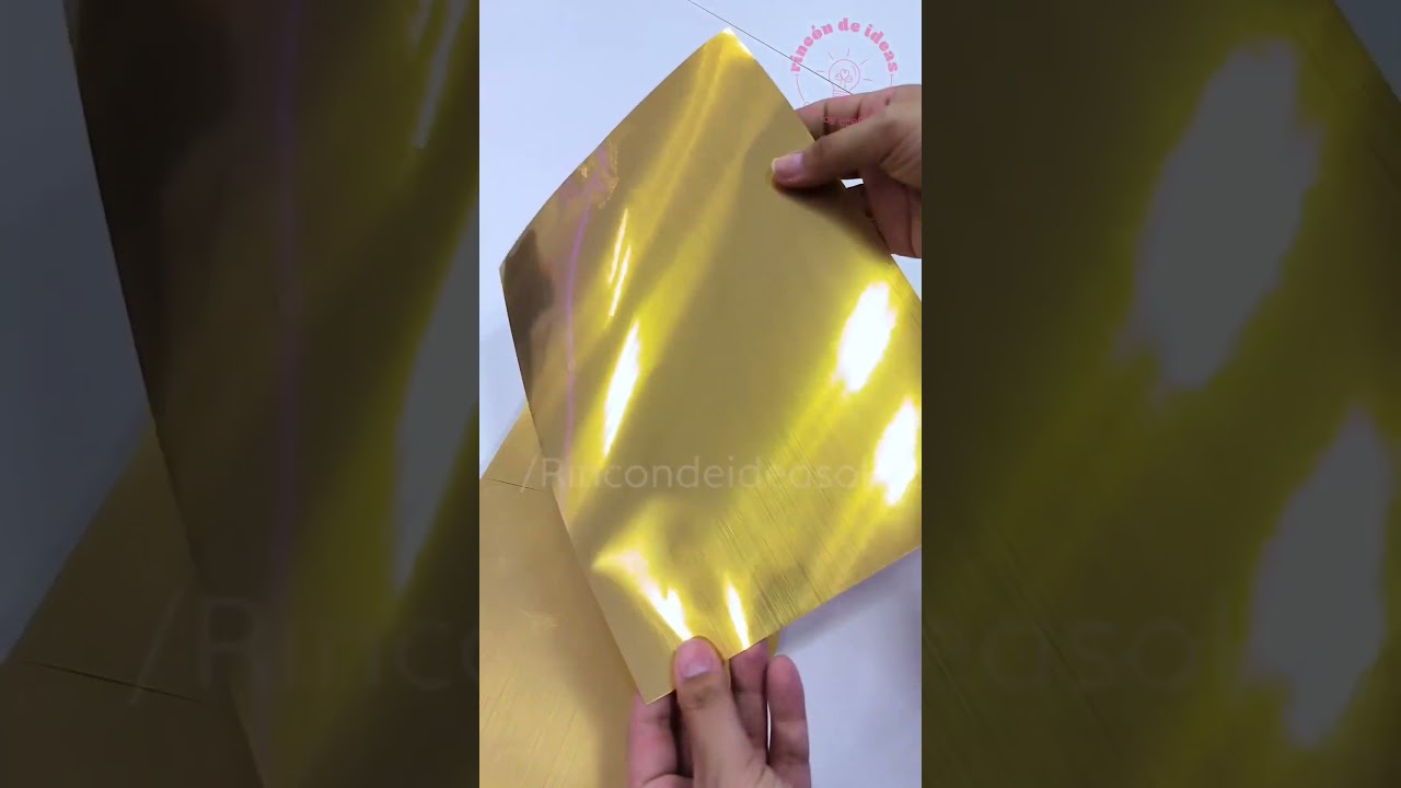 Papel dorado para impresoras inkjet 💖