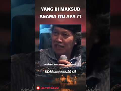 agama itu apa?? || mbah nun #caknun #shorts #shortsfeed #shortsfund