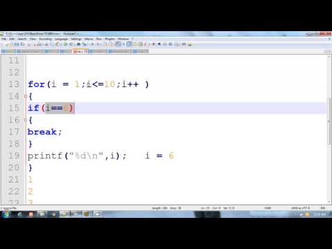 Learn Forcefully Terminate for loop using break keyword in C Language | Hindi - Mind Luster