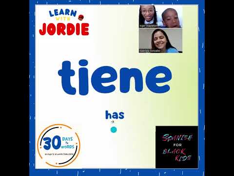 Day 1 Tiene Learn with Jordie
