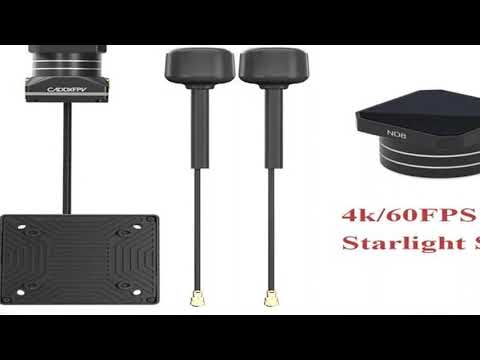 Walksnail Moonlight Kit 4k/60FPS FOV 160� Startlight Camera Support Gyroflow Built-in EIS Dual Anten