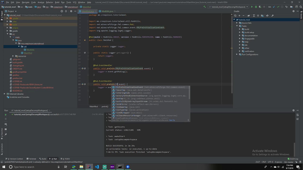 Minecraft 1.12.2 Modding Tutorial - Episode 1