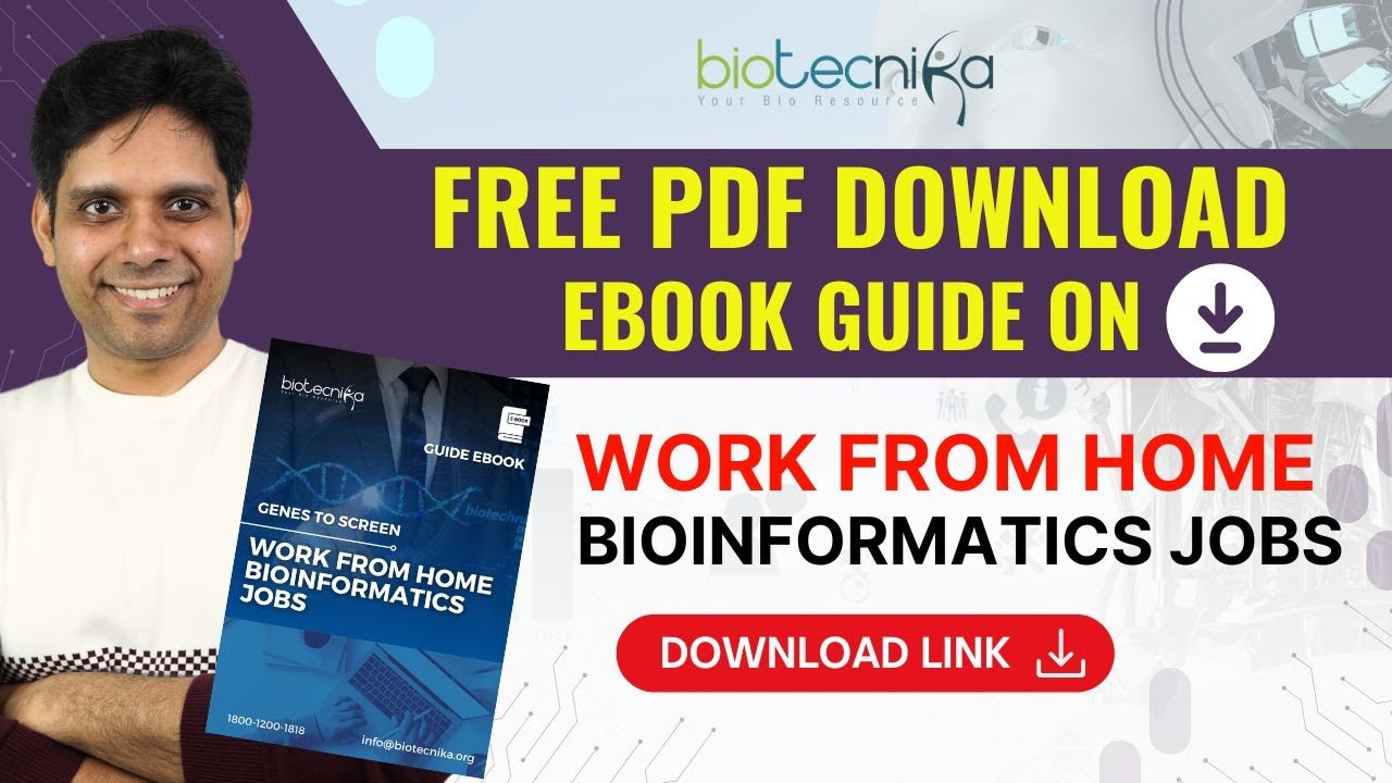 Free Ebook PDF Download - Work From Home Bioinformatics Jobs #bioinformatics #wfh #ebook