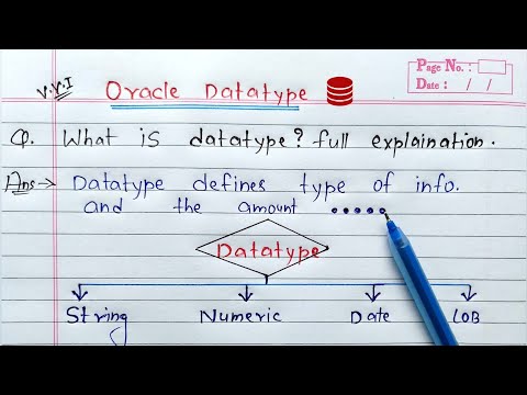 Learn Oracle Data Types | Types of DataType - Mind Luster