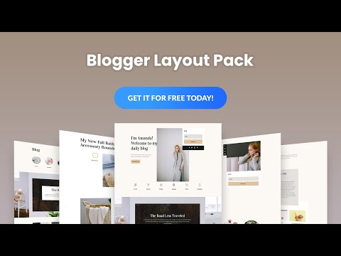 Get a FREE Blogger Layout Pack for Divi