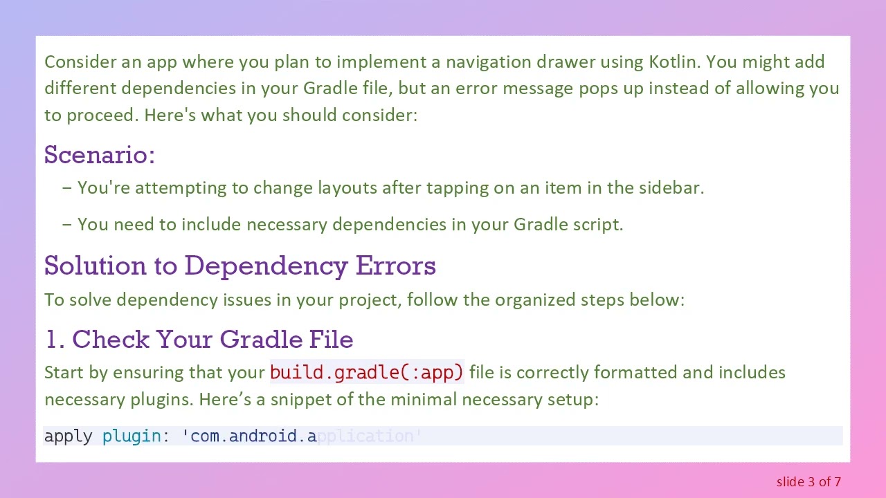 Solving Dependency Issues in Android Studio