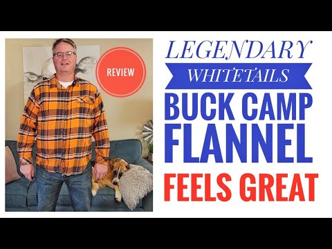 I LOVE Legendary Whitetails Men's Buck Camp Flannel Shirt Canyon Plaid Review