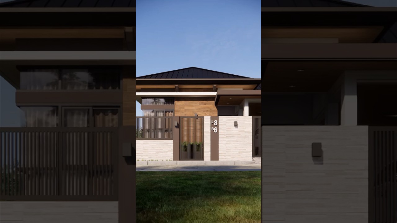 Modern Bungalow House Design #ShopeeTagToWin  #modernhousedesign #bungalowhousedesign