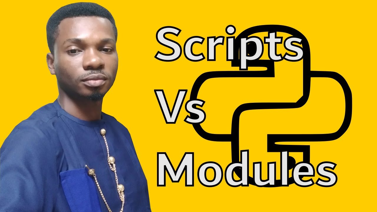Python Tutorial  - Difference Between A Script And A Module