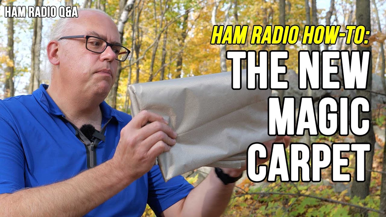 This is like MAGIC: Faraday cloth antenna ground network