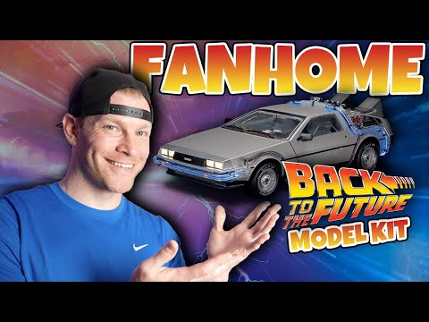 Fanhome Back To The Future DeLorean Time Machine Model Kit!