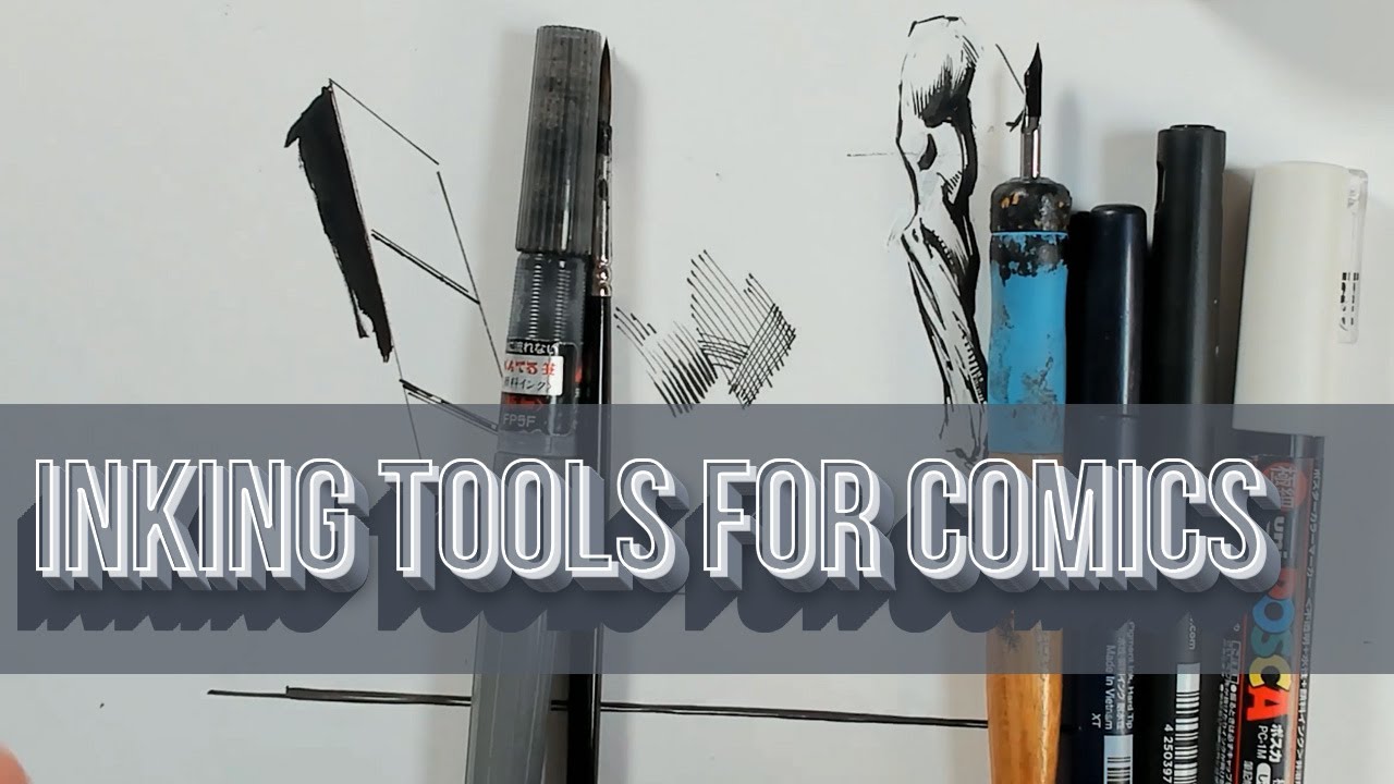 Inking Tools For Comics