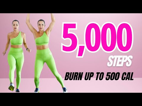 5000 Step Challenge In 35 Min | Cardio Exercises for Weight Loss | Burn up to 500 cal*