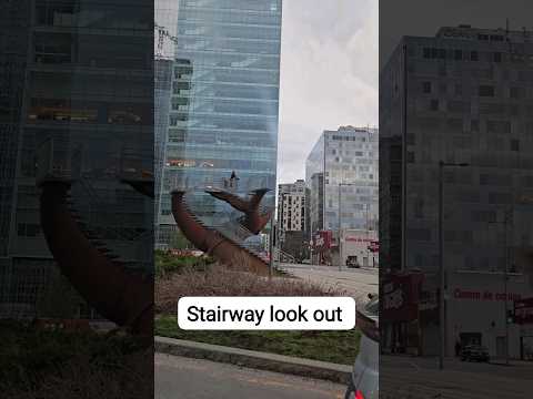 stairway look out in Montreal #buhaycanada #lookout #Montreal #downtown