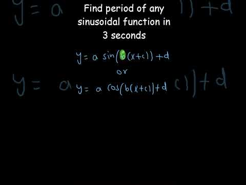 AP Precalc 3.6 Sinusoidal Function Transformation Find period of sinusoidal funct #apprecalculus