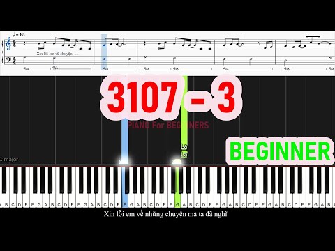 3107 3 - W/n ft. Nâu, Duongg, Titie | PIANO For BEGINNER