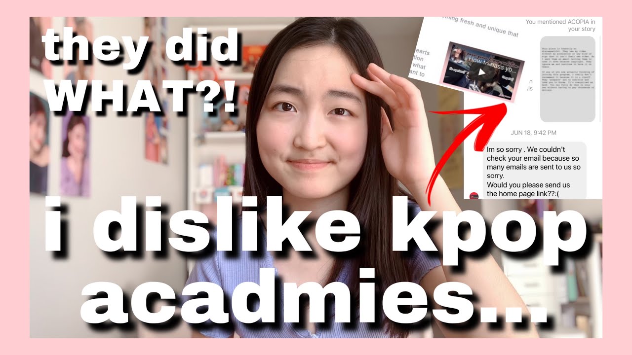 i dislike kpop academies... they TOOK my video?! - ALL about kpop academies + STORYTIME 👀