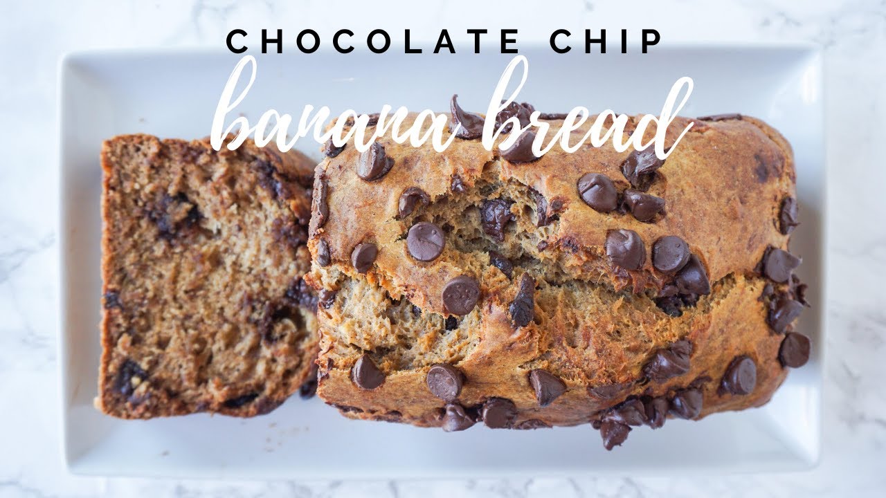 Chocolate Chip BANANA BREAD | ONE BOWL | Vegan