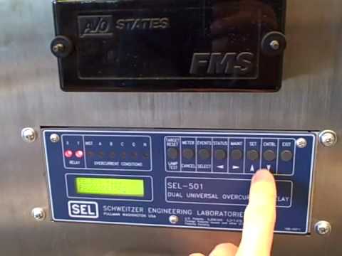 Protective relays -- demo unit (SEL-501 relay manual test)