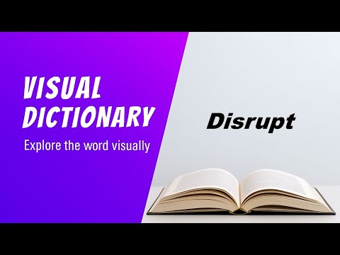 Disrupt Meaning | Disrupt Definition | Disrupt Pronunciation | Visual Dictionary