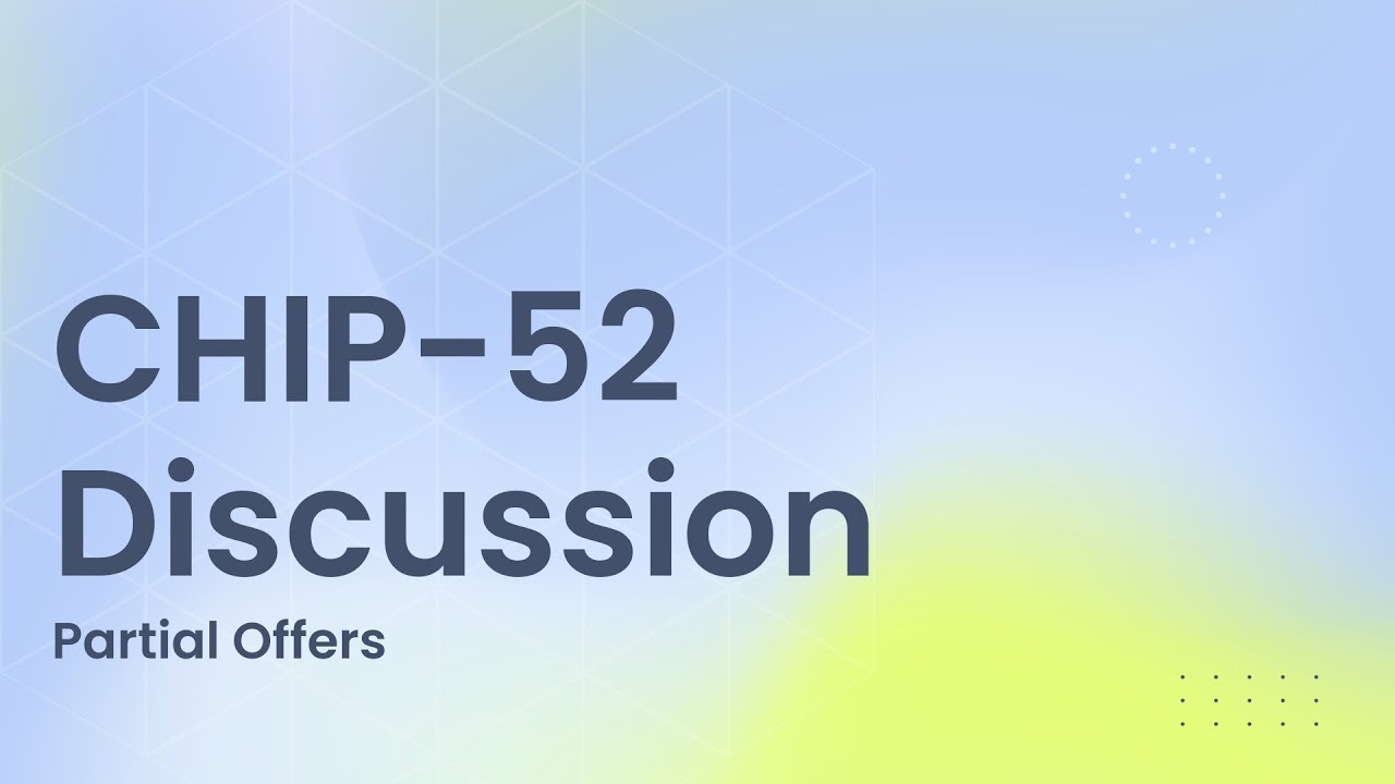 CHIP-52 Discussion