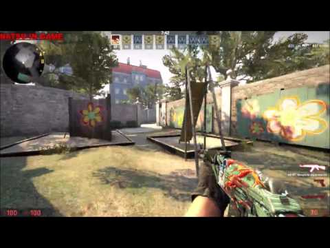 cs go/ak47 aqua marine gameplay
