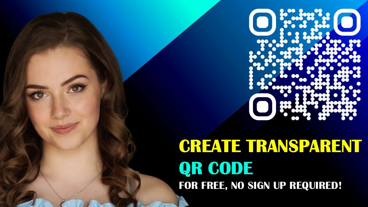How to Create a QR Code with a Transparent Background for FREE (No Sign-Up Required)