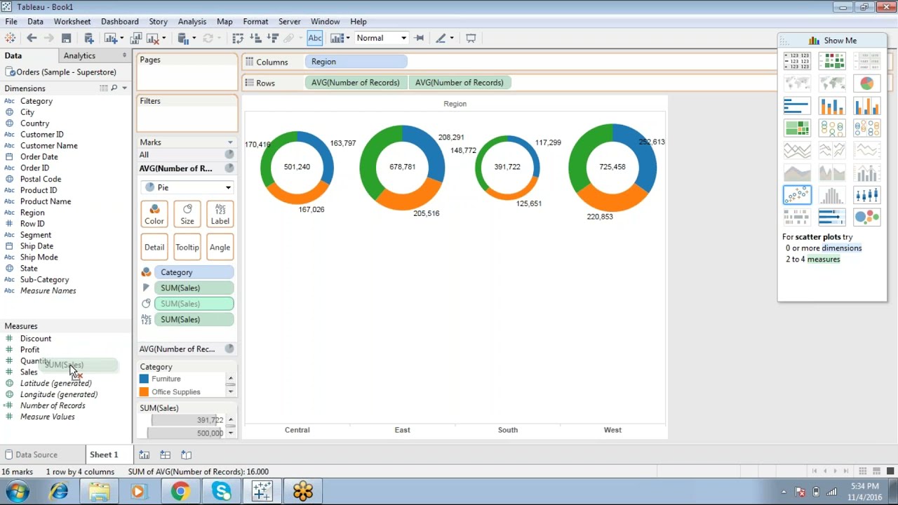 Creating Doughnut Charts | Tableau Software