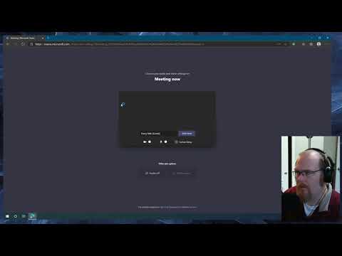 Joining Teams Meeting in Browser