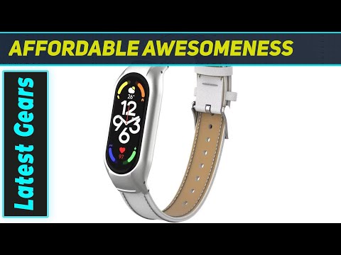 Stylish Leather Strap for Xiaomi Mi Band 7 Band